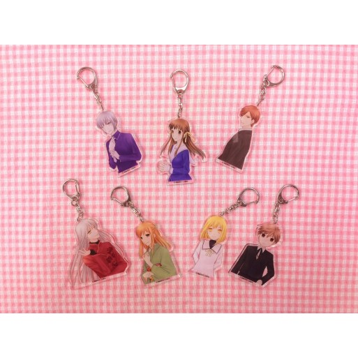 Fruits Basket Bust Keychains