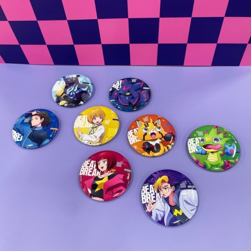 Digimon Beatbreak Badges